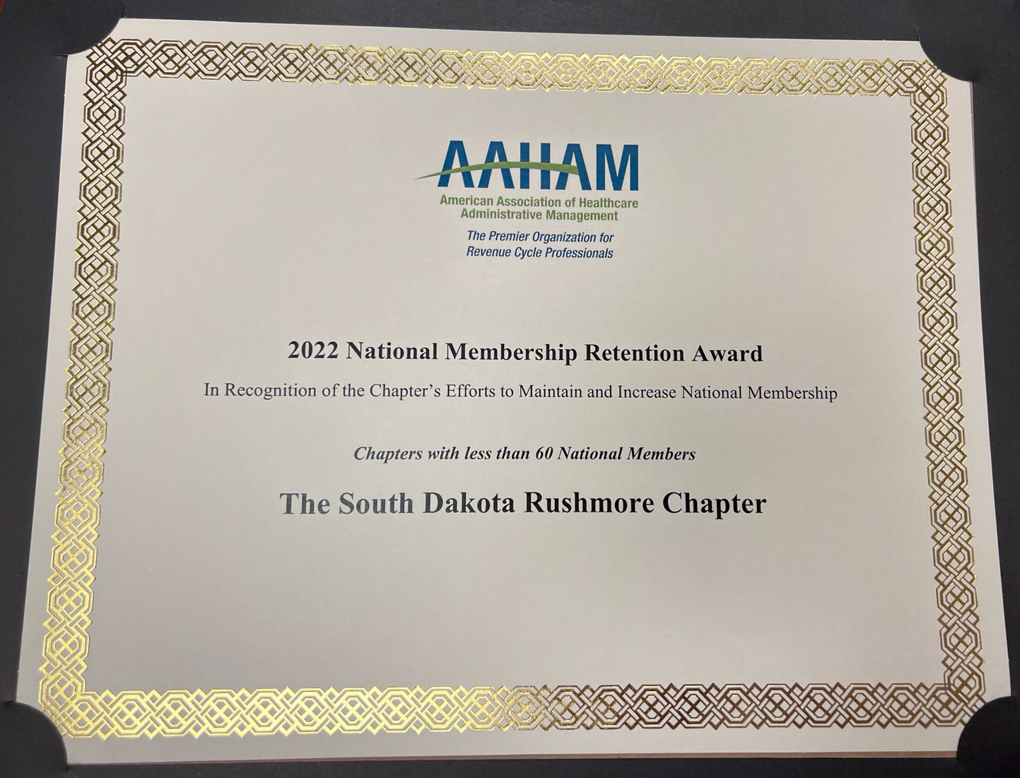 Rushmore Chapter of AAHAM - Home Page