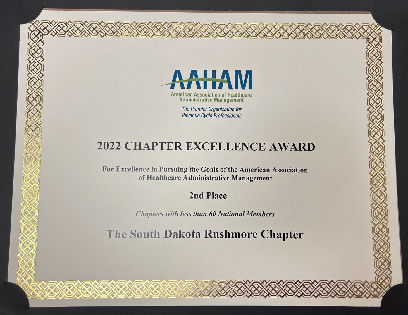 Rushmore Chapter of AAHAM - Home Page